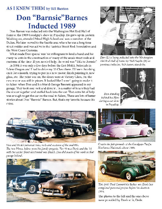 Don Barnes :: Washington State Hot Rod Hall of Fame